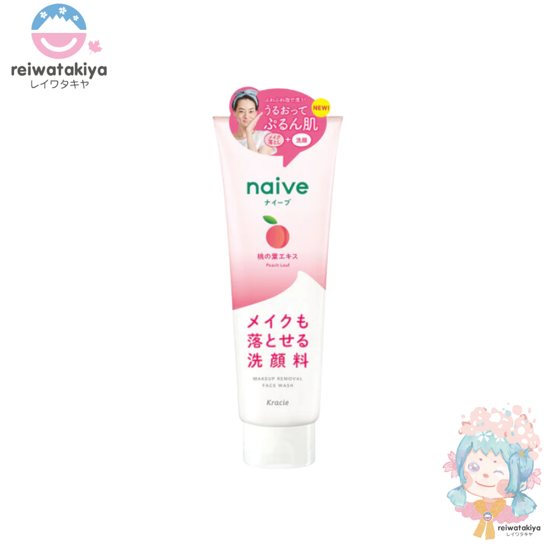 Kracie Naive Makeup Cleansing Foam Peach 200g – reiwatakiya